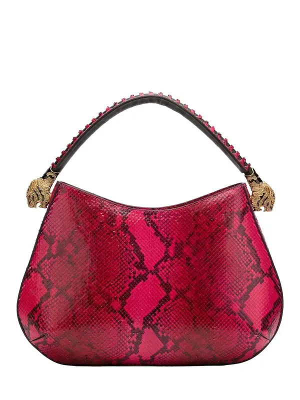 Roberto Cavalli Leather Shoulder Bag - Pink