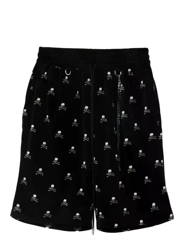 MASTERMIND WORLD Logo-print Shorts - Black