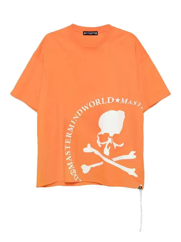 MASTERMIND WORLD Logo-print T-shirt - Orange