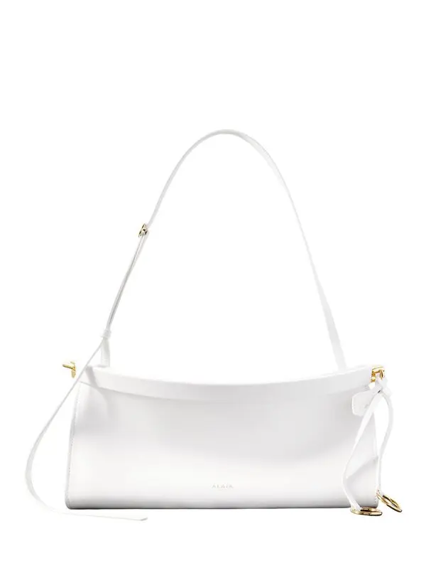 Alaïa Click E/w Medium Leather Shoulder Bag - White