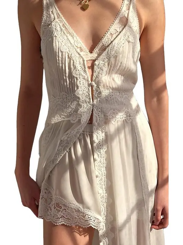 Free People Snowbird Maxi Top - Ivory