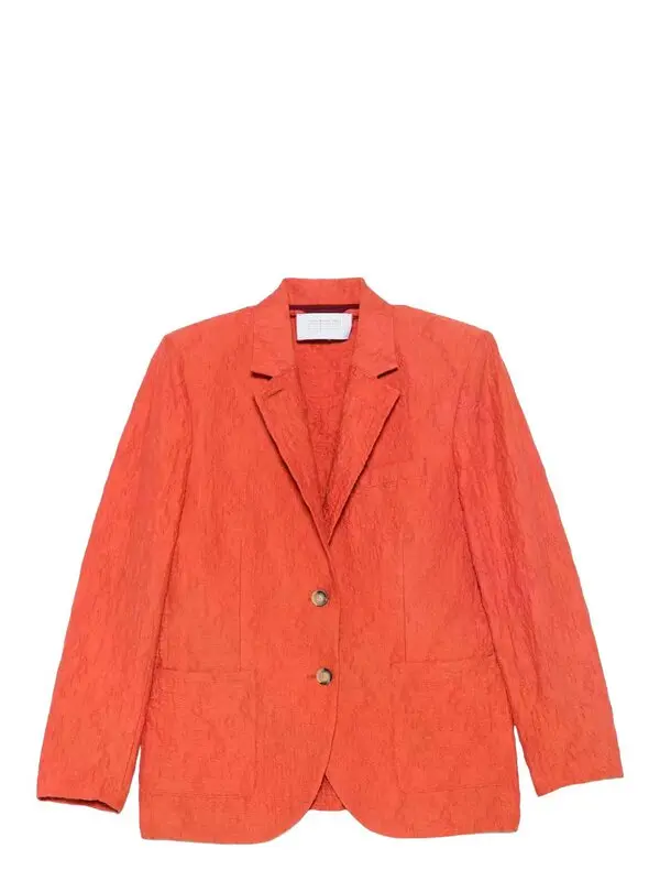 Harris Wharf London Crinkled Blazer - Orange