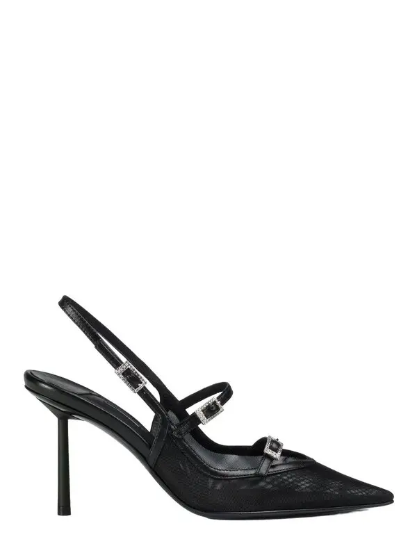 LE SILLA 80mm Morgana Pumps - Black