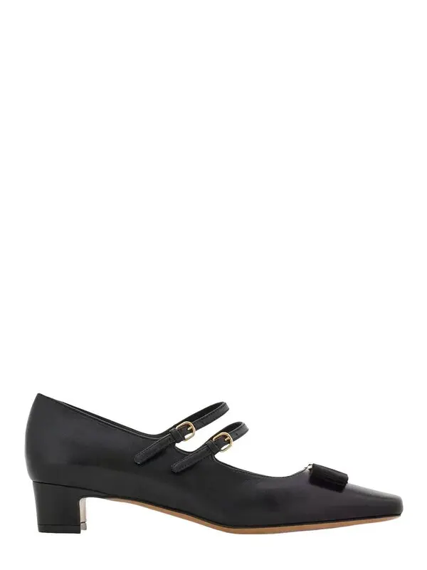 FERRAGAMO 30mm Vara Bow Mary Jane Pumps - Black
