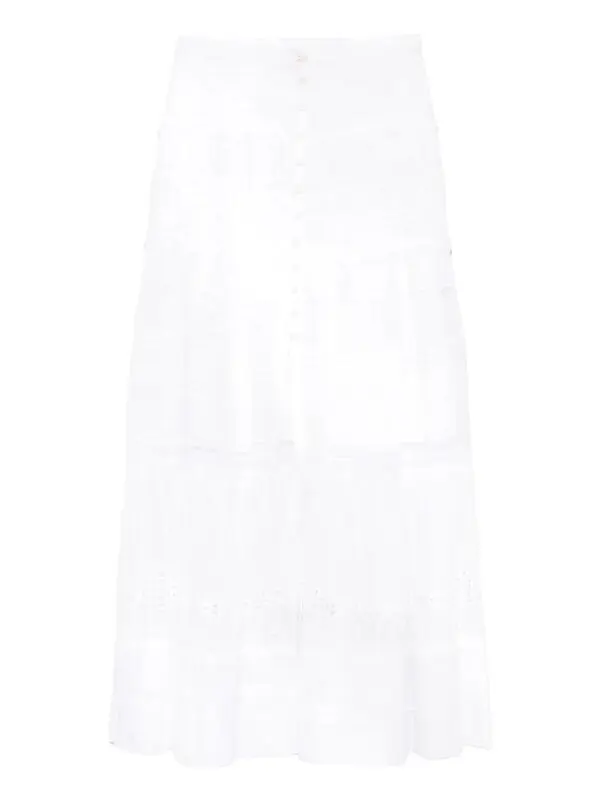 MARANT ETOILE Dusta Maxi Skirt - White