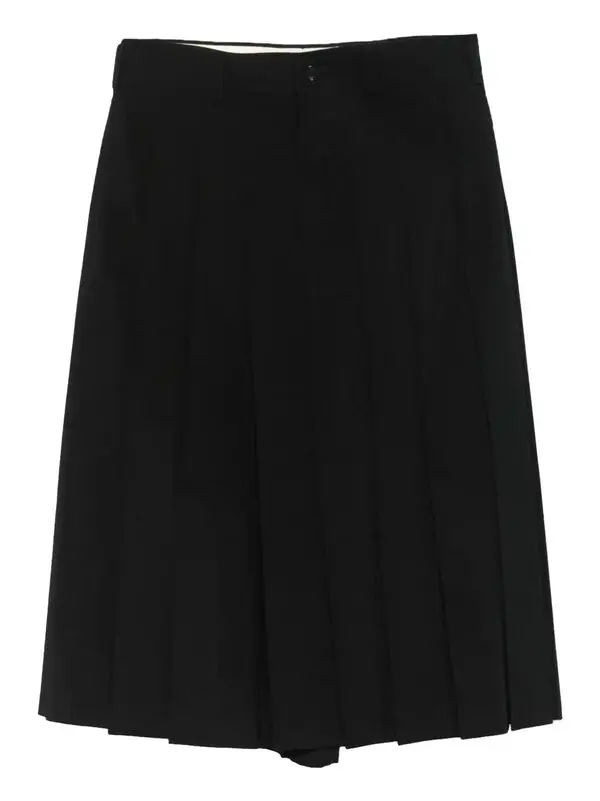 Comme Des Garçons Pleated Skirt - Black