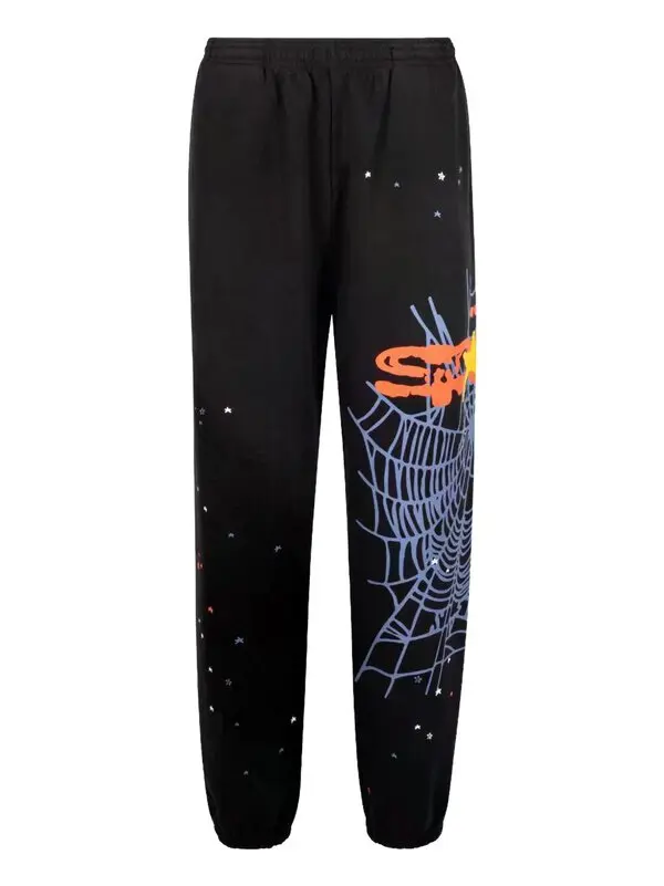 SP5DER Heavy Web Track Pants - Black