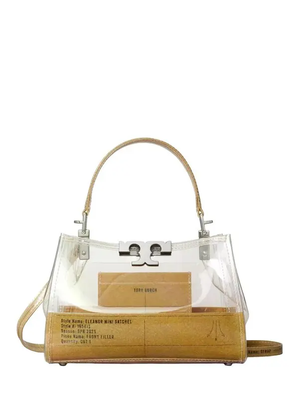 Tory Burch Eleanor Clear Mini Satchel - Neutrals