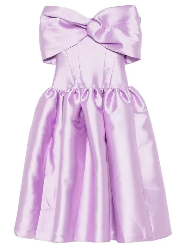 MARQUES' ALMEIDA Bow-detail Gown - Purple