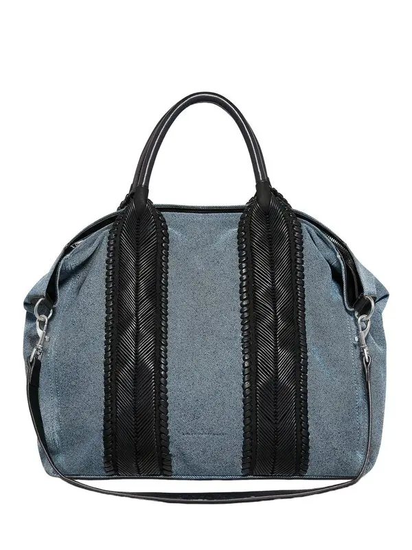 AIMEE All For Love Convertible Tote - Denim Leather