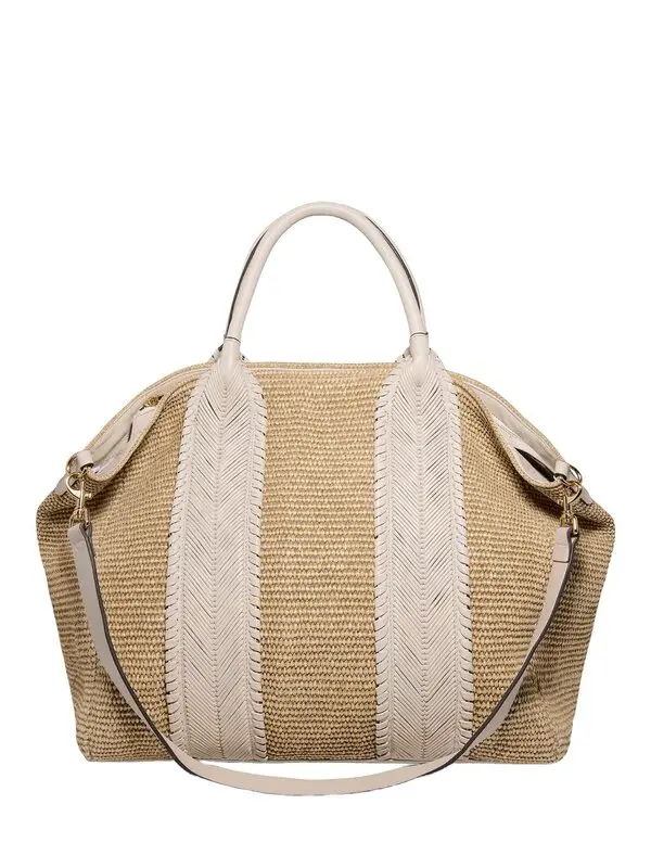 AIMEE All For Love Convertible Tote - Raffia