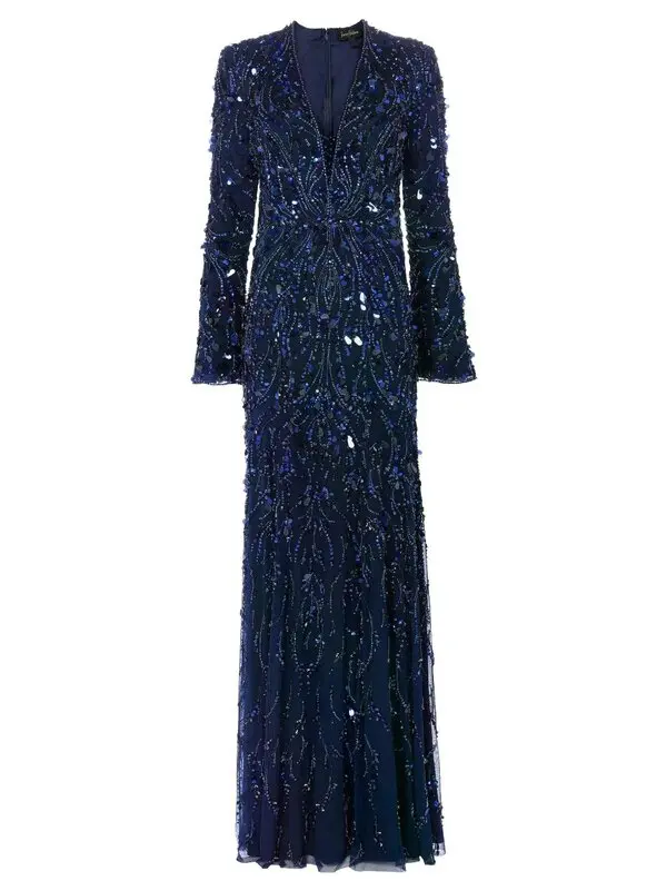 Jenny Packham Kaia Gown - Blue