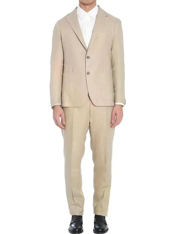 Tagliatore Linen Suit - Neutrals