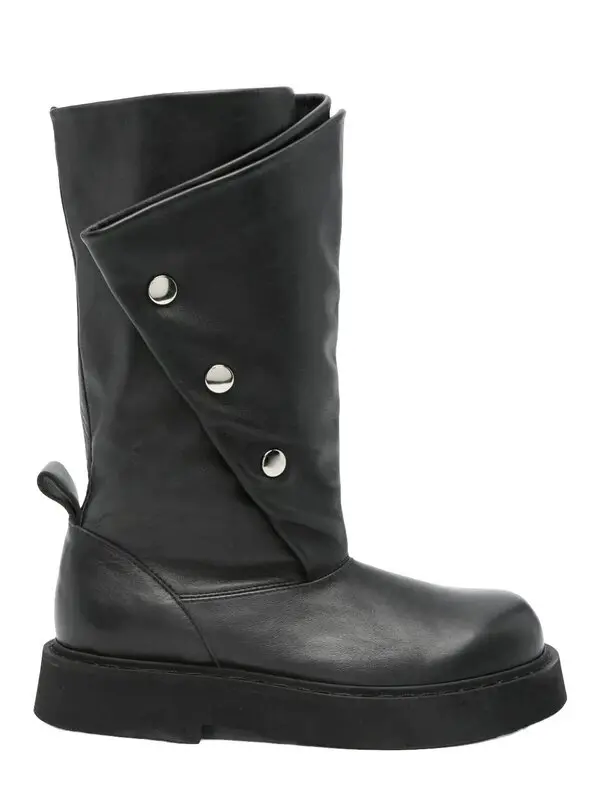 N°21 Leather Boots - Black