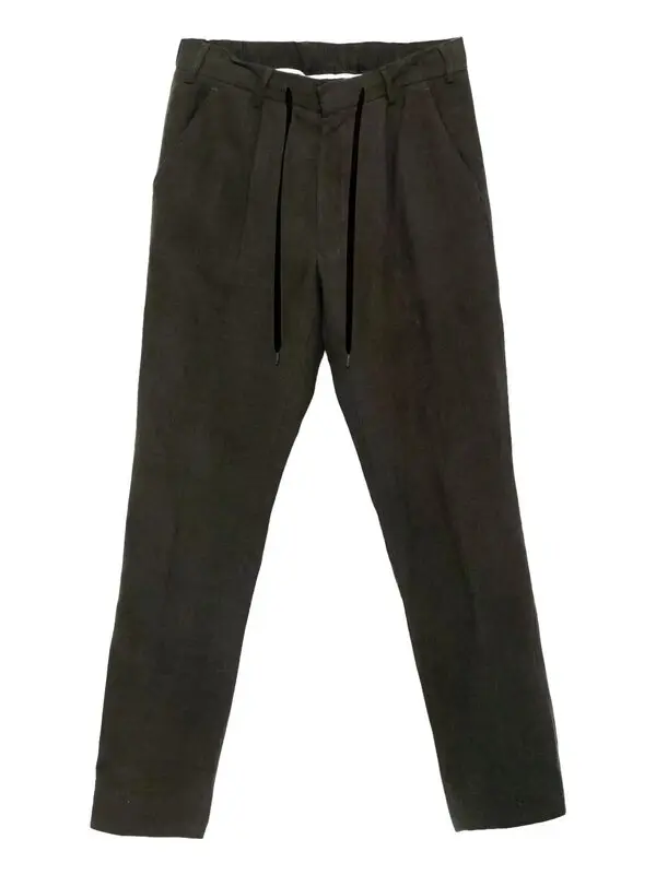 N.peal Atrani Linen Trousers - Grey