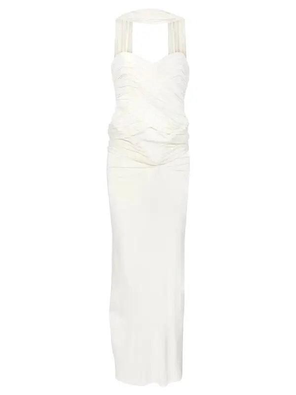 THE NEW ARRIVALS ILKYAZ OZEL Samsara Gown - White