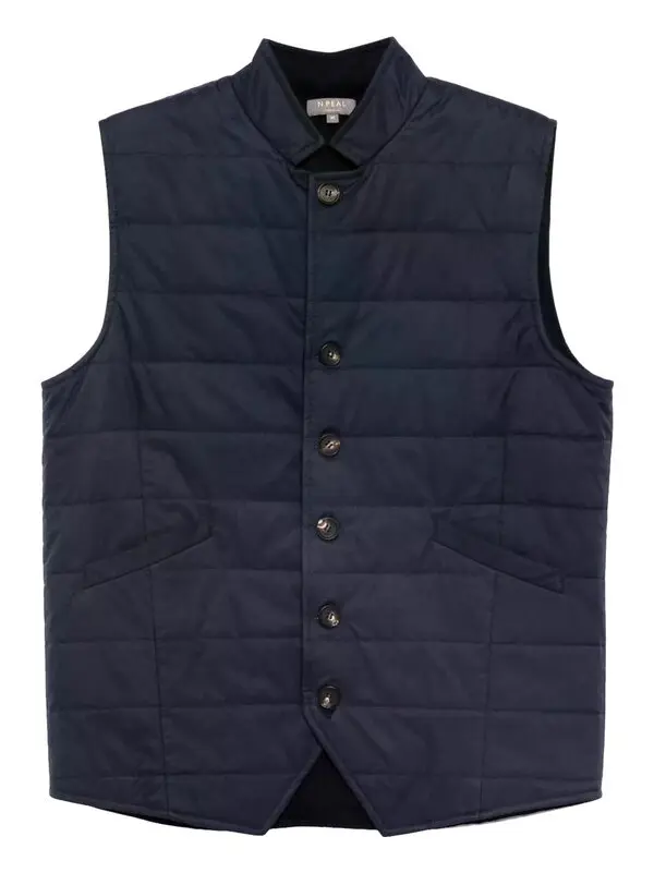 N.peal Salzburg Gilet Waistcoat - Blue