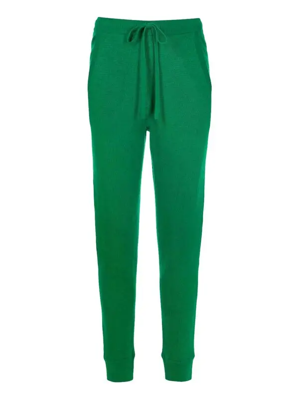 Valentino Garavani Drawstring Wool Trousers - Green