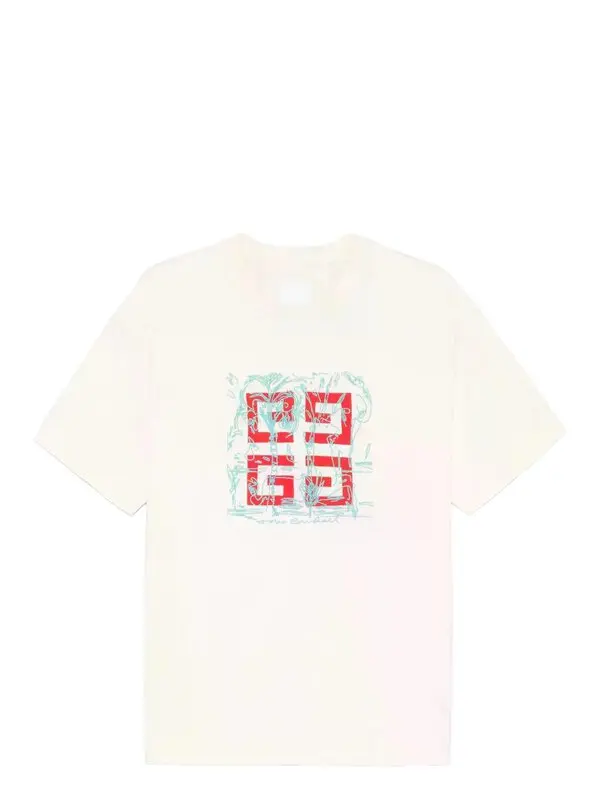 Givenchy 4g-print T-shirt - Neutrals