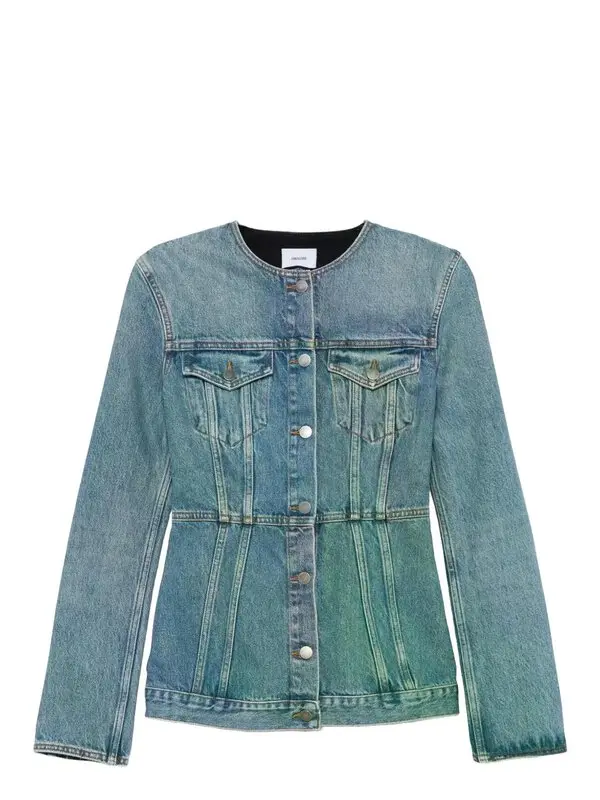 HAIKURE Cinched Denim Jacket - Blue
