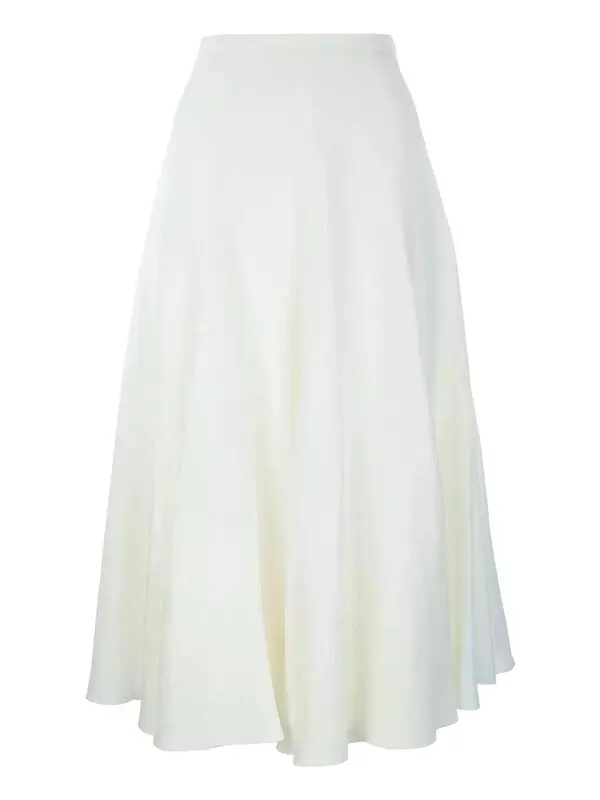 Fabiana Filippi Flared Midi Skirt - White
