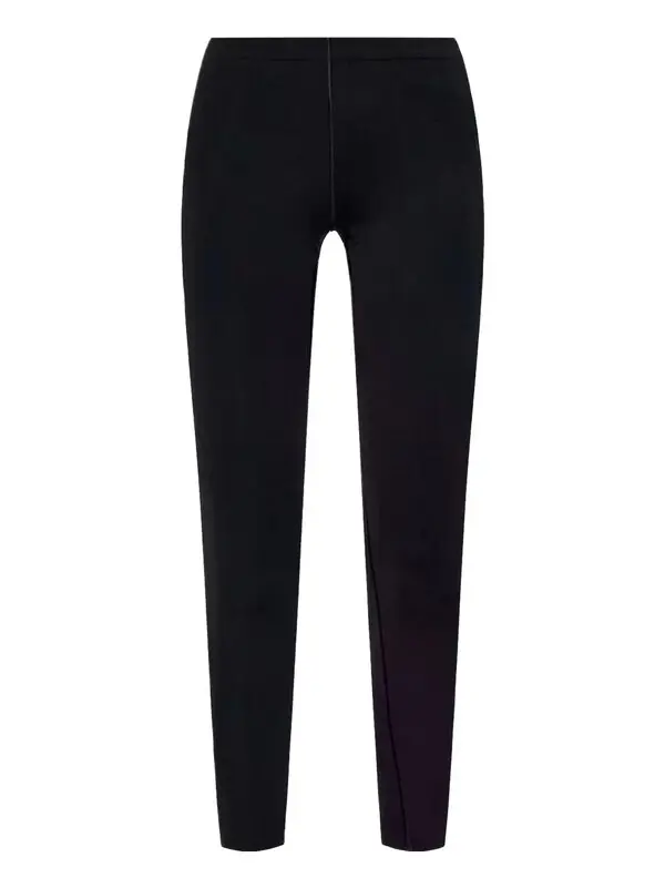 Y3 Logo-embellished Performance Leggings - Black