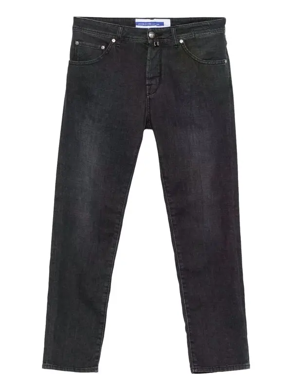 Jacob Cohen Straight Leg Jeans - Black