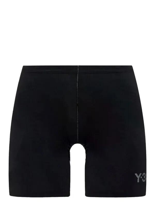 Y3 High-waisted Performance Shorts - Black
