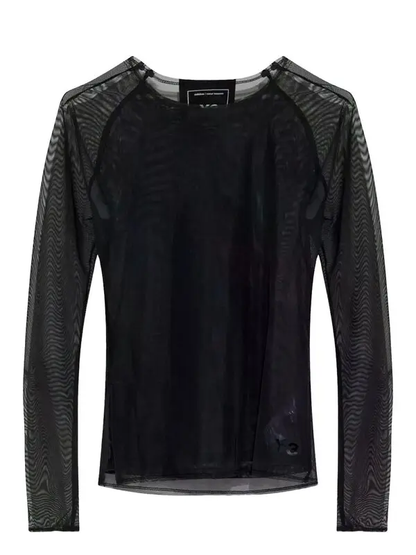Y3 Mesh Long-sleeve Top - Black