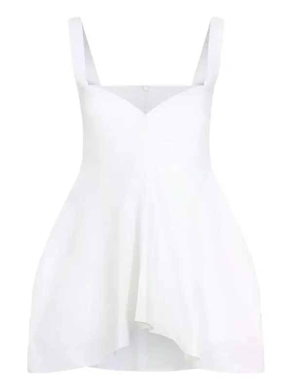 Carven Poplin Top - White