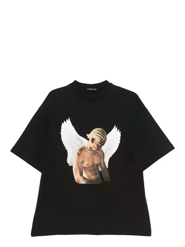 GARCIAS Guardian Angel T-shirt - Black