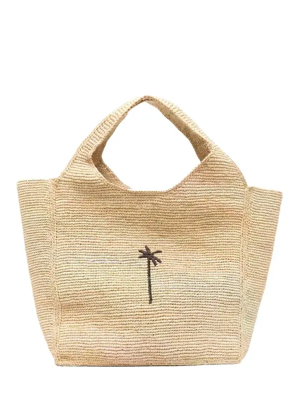 Manebí Maxi Raffia Tote Bag - Neutrals