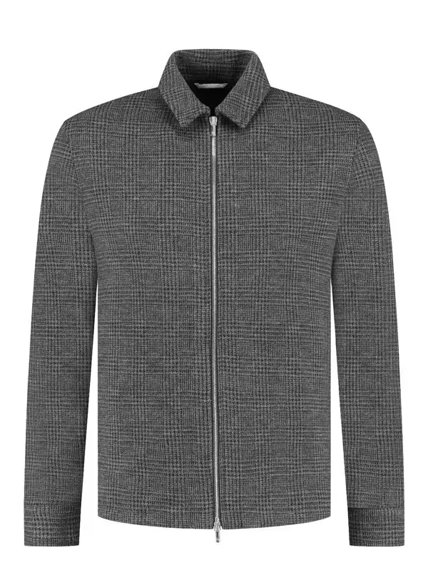 Marco Pescarolo Checked Jacket - Grey