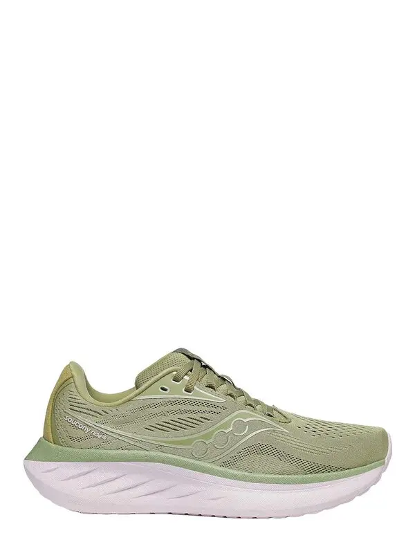 Saucony Ride 18 Athletic Sneakers - Hemlock/bloom