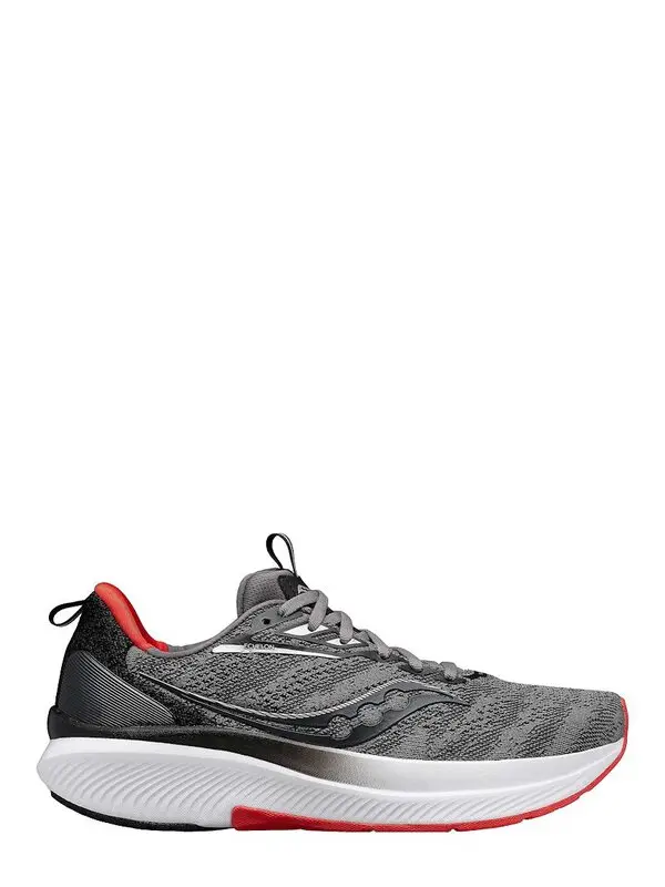 Saucony Echelon Athletic Sneakers - Charcoal/red Sky Blue