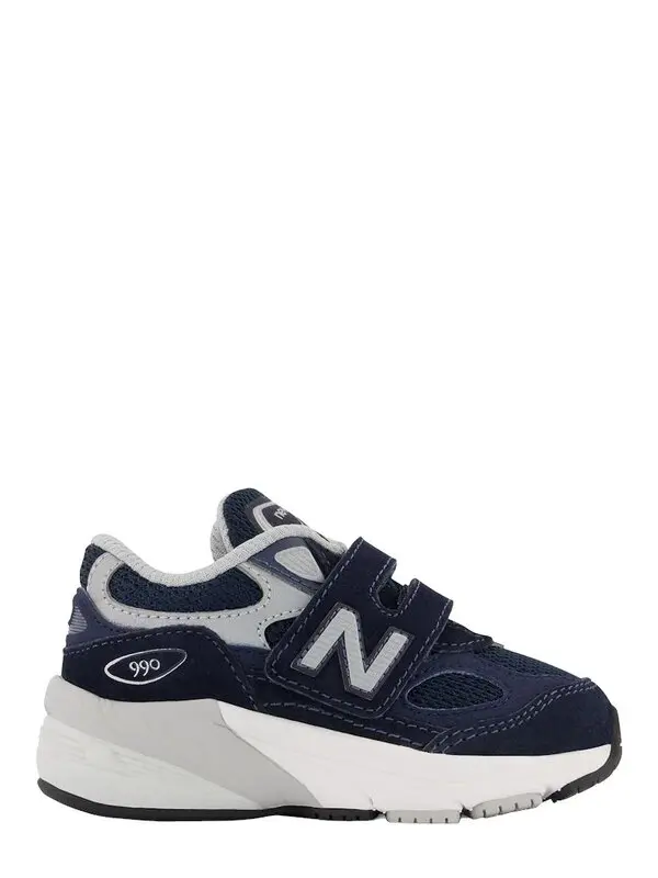 NEW BALANCE 990v6 Hook And Loop Sneakers - Navy Blue/silver
