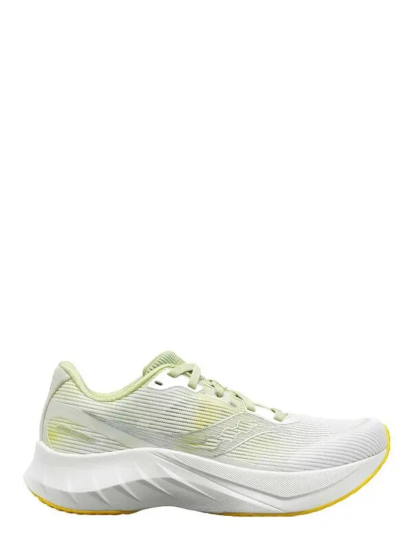 Saucony Lace Up Athletic Sneakers - White/fern
