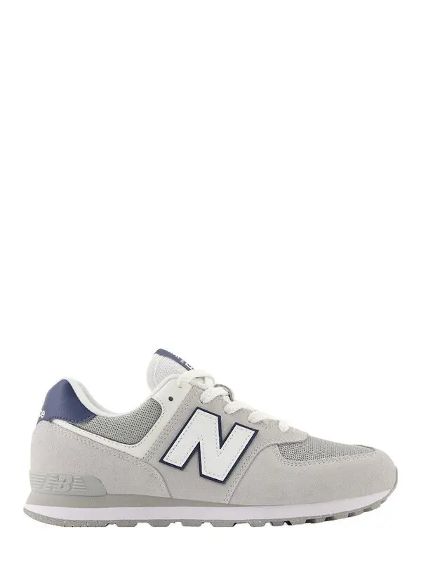 NEW BALANCE 574 Lace Up Sneakers - Brighton Grey/nb Navy Blue
