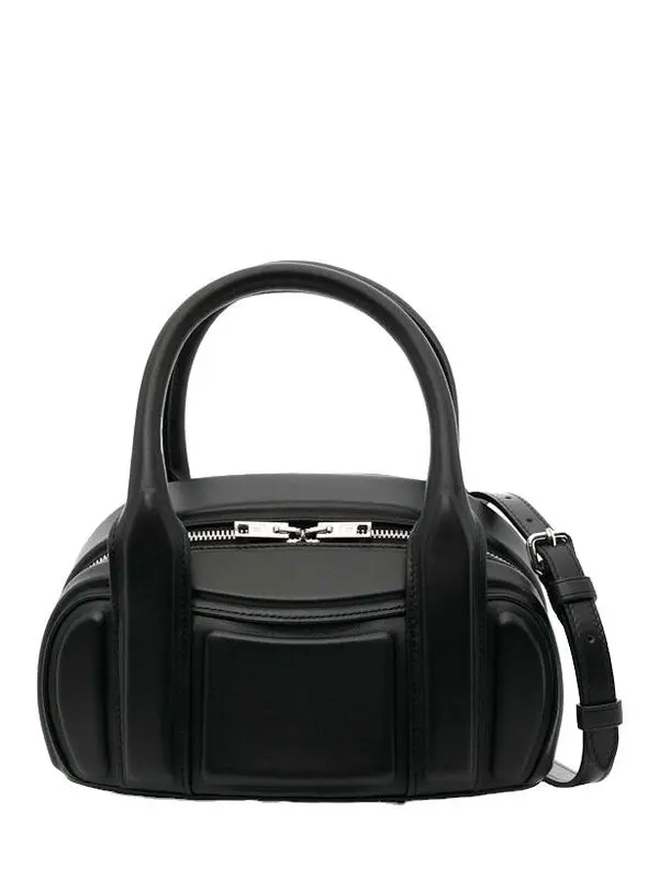 Alexander Wang Small Top Handle Bag With Shoulder Strap - Black