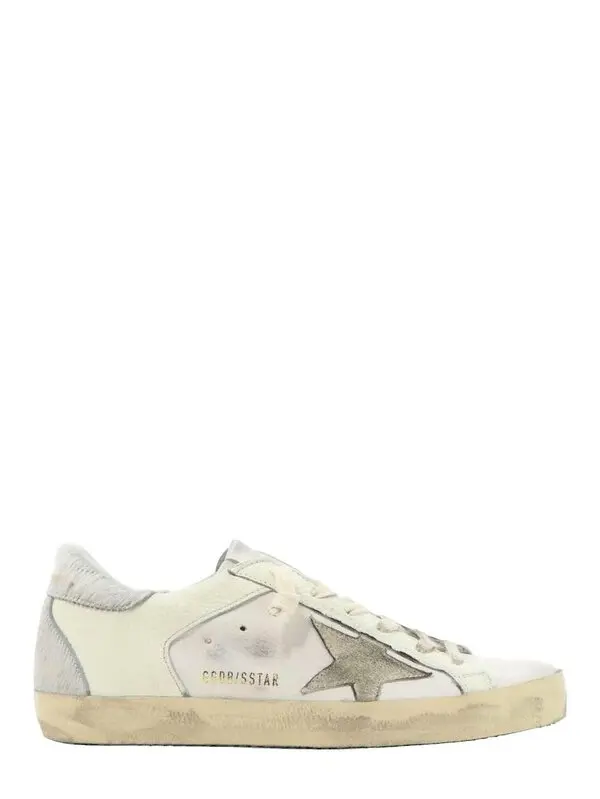 GOLDEN GOOSE Superstar Sneakers - White/cream/silver