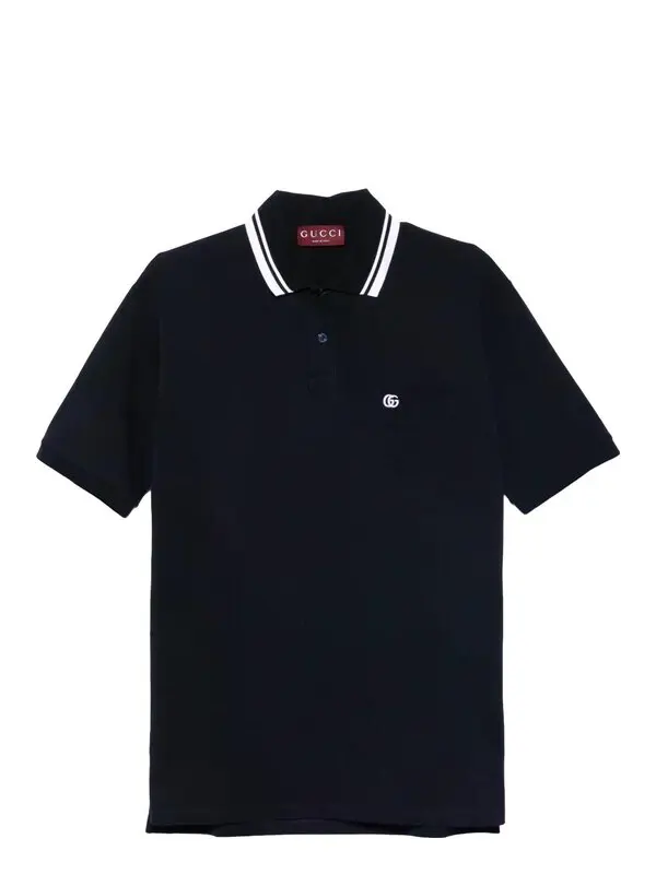 Gucci Cotton Polo Shirt - Blue