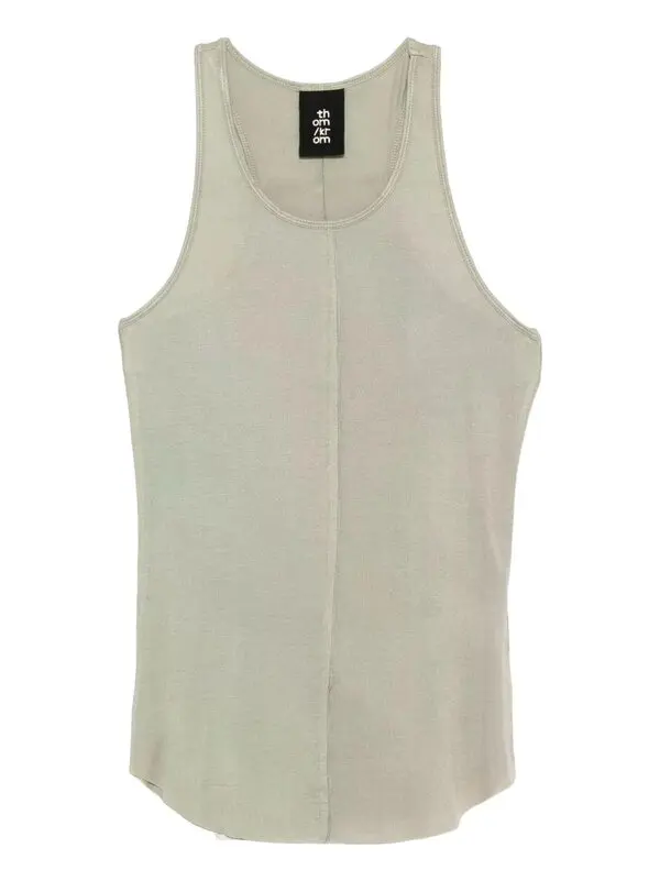 THOM KROM Scoop-neck Tank Top - Green