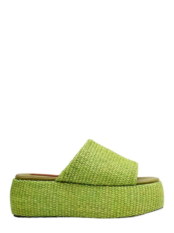 SIMONMILLER Platform Sole Sandals - Green
