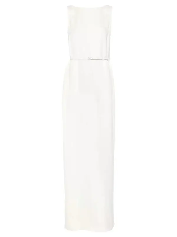 Gucci Gg-belted Dress - Neutrals