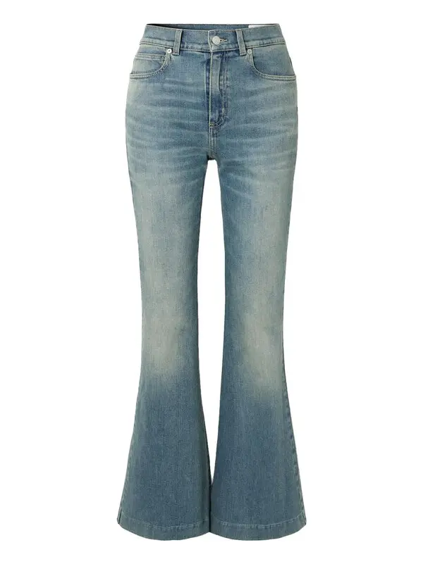 Alexander McQueen High-rise Boot-cut Jeans - Blue