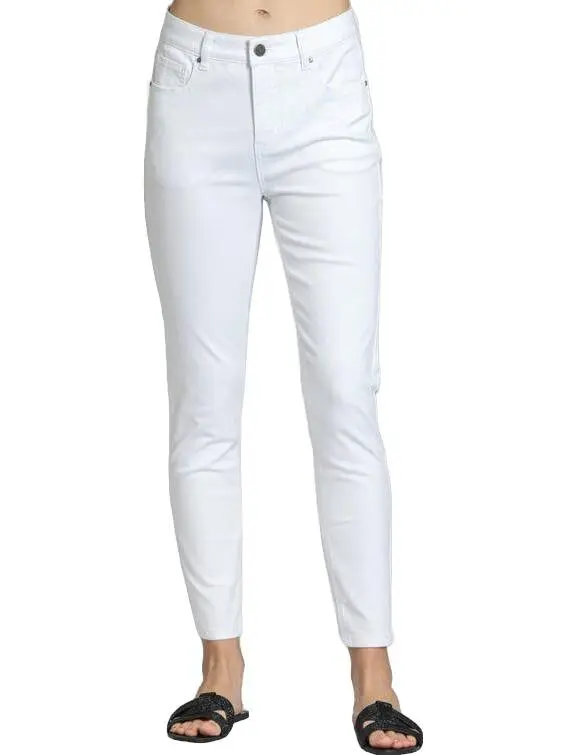 APNY Liberty Ankle Skinny Jeans - White