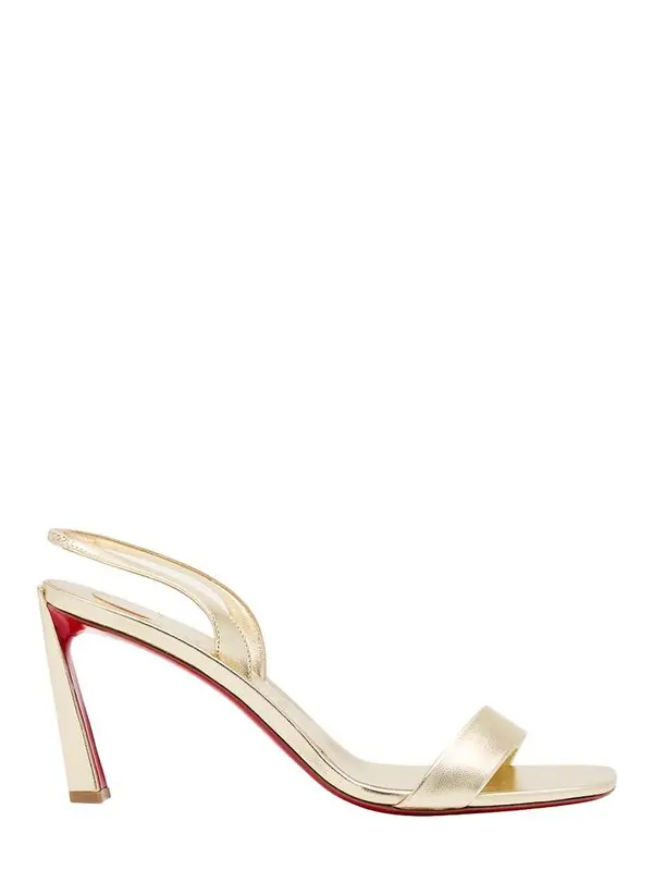 CHRISTIAN LOUBOUTIN Condora 85mm Slingback Sandals - Platine