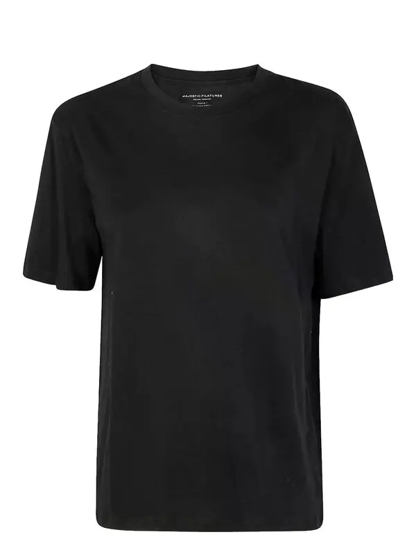 Majestic Filatures Cotton T-shirt - Black