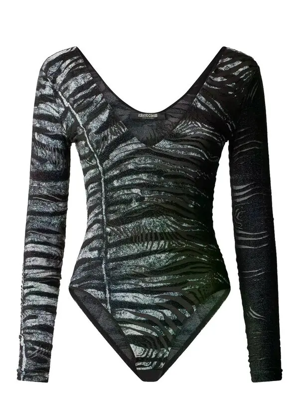 Roberto Cavalli Printed Body - Black