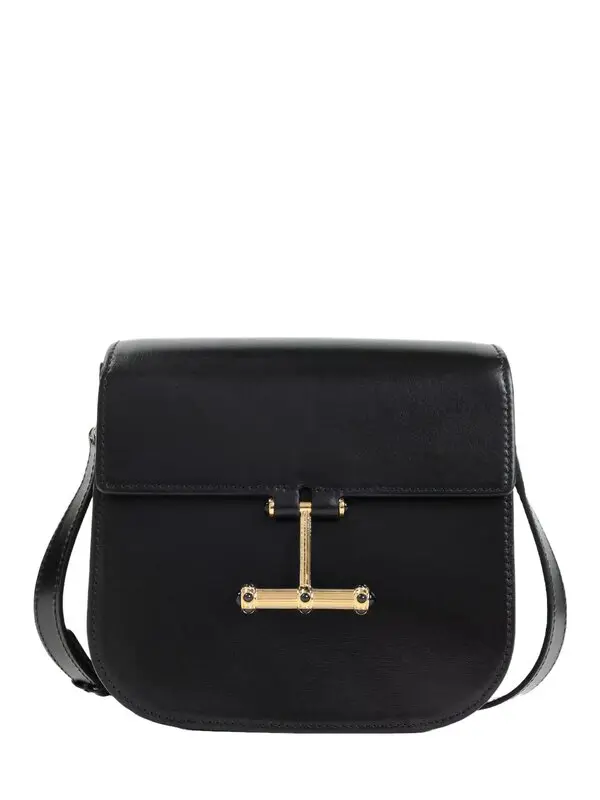 TOM FORD Mini Leather Shoulder Bag - Black